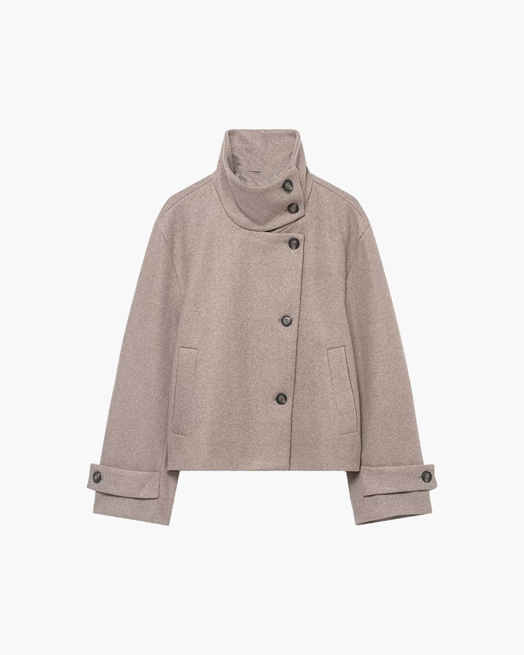Ramona Jacket with Stand Collar – Vellure Homme